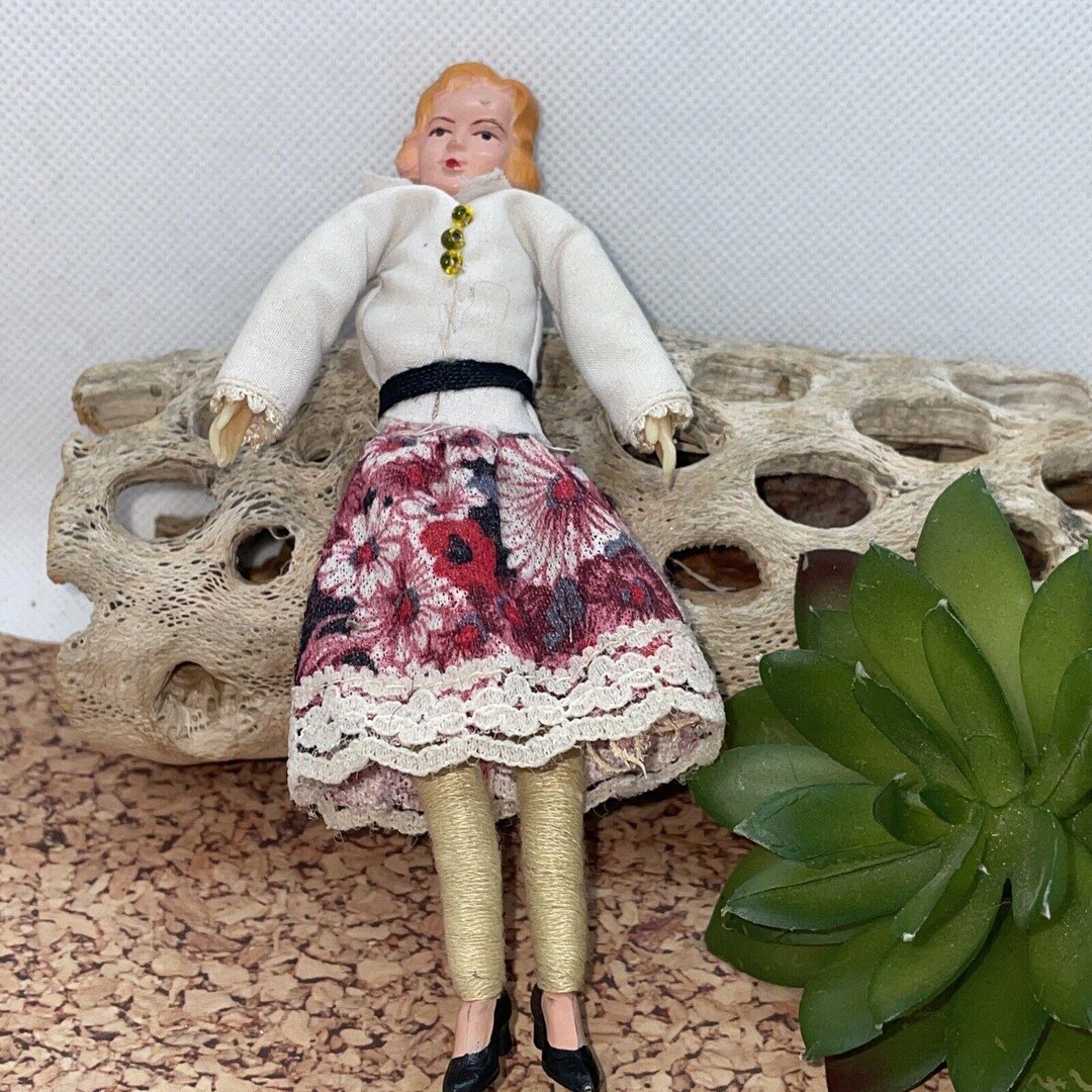 Mom Mother Vintage Caco Thread Dolls German Made Excellent Condition - Etsy