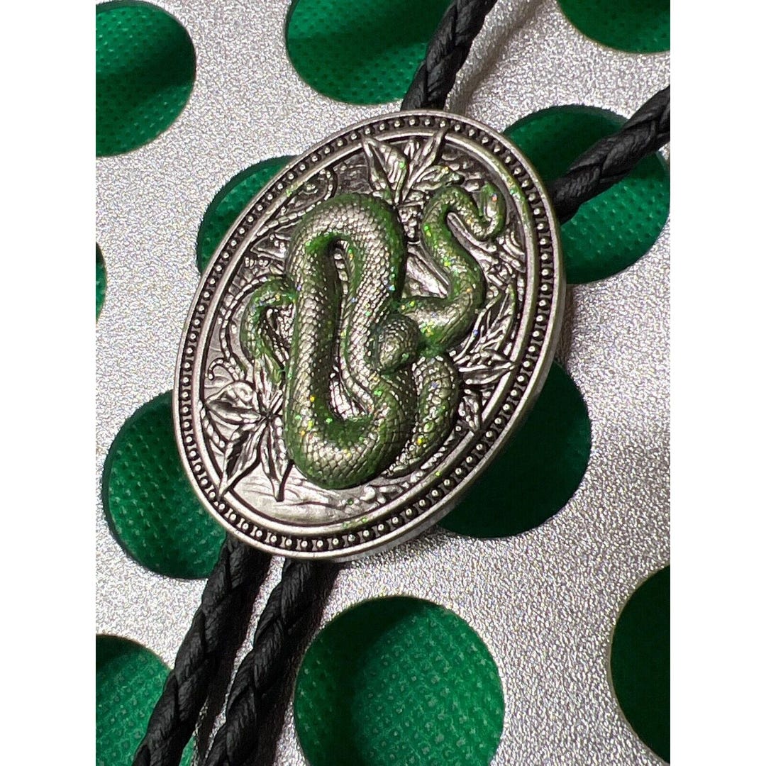 Bolo Tie Men Snake Rodeo Cowboy Leather Bolo Western Father's Day ...