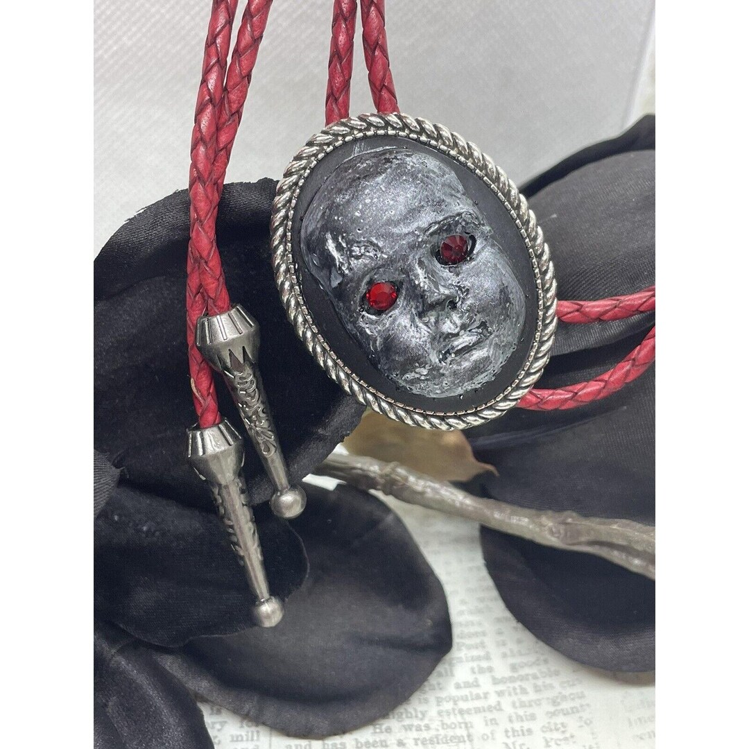 BLOOD EYES Gothic Wedding Western Southwest Demon DEAD Baby Doll Skull ...