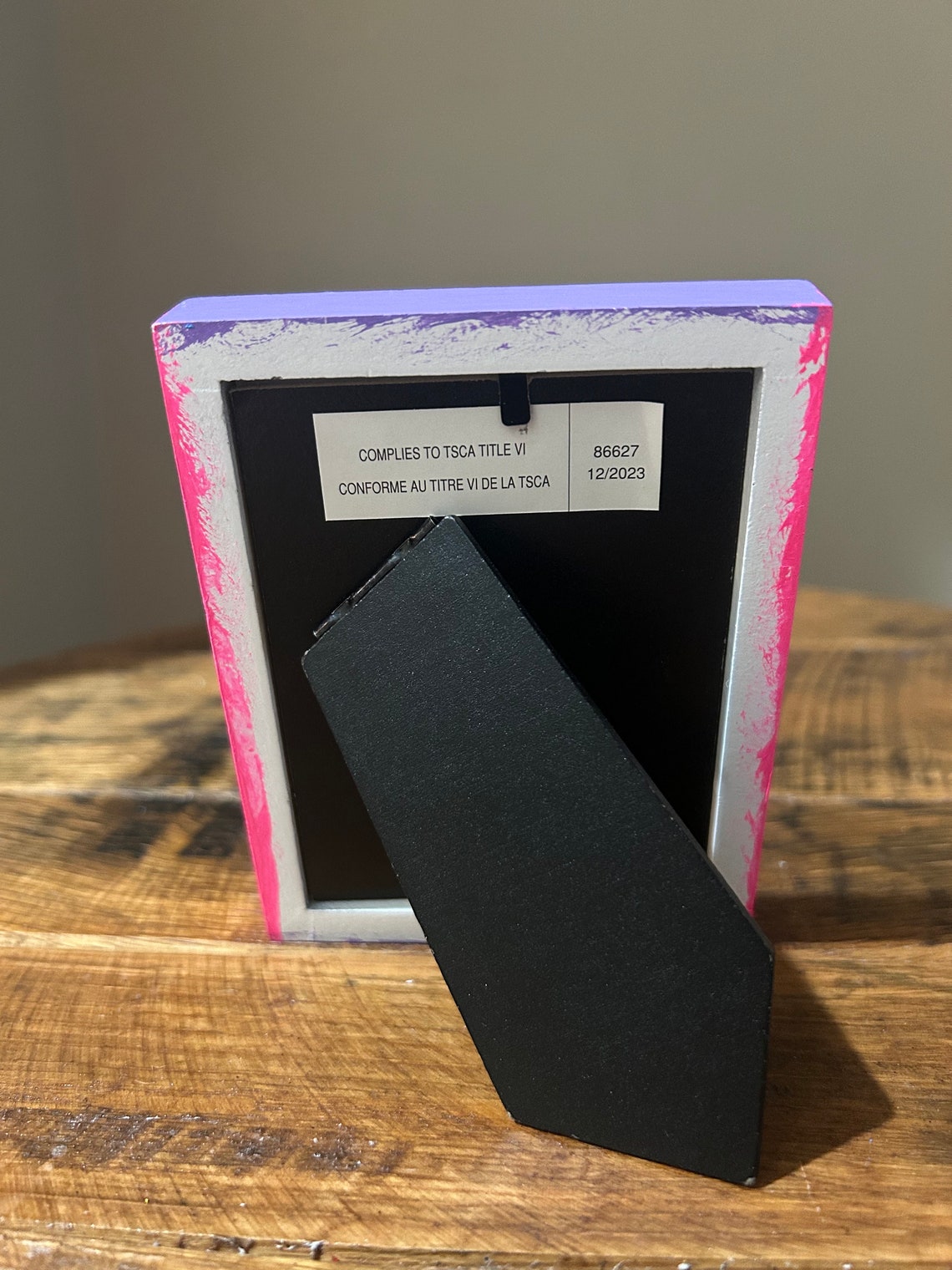 Original Acrylic Painting of Candy Nerd With Butt Pink Purple Comes in Hand Painted Matching 3 ...