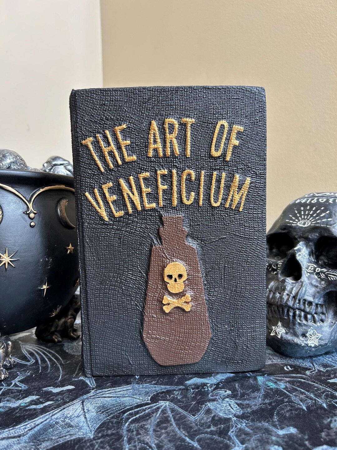 Faux Grimoire Spell Book Poisons Prop Book Antique Look - Etsy