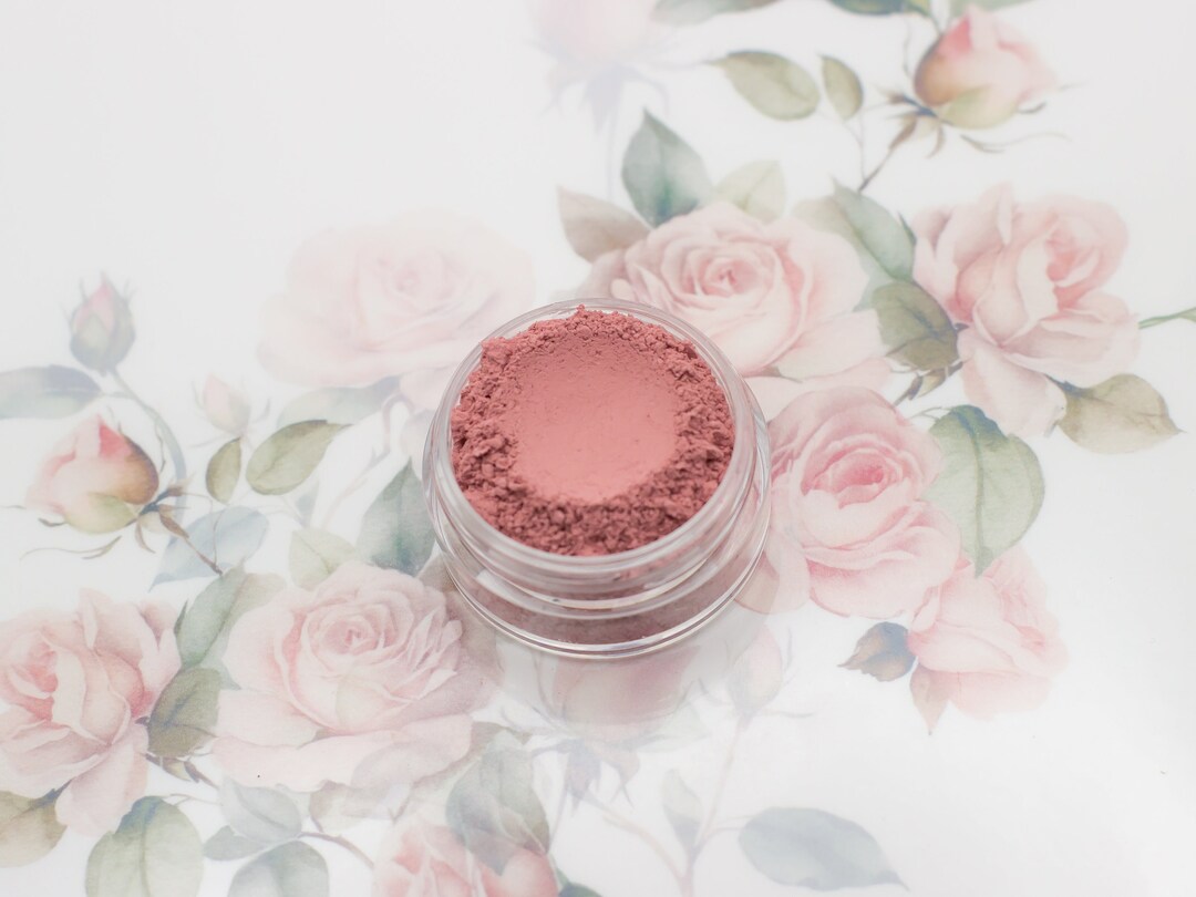 Matte Rose Pink Eyeshadow - "penelope" - Vegan Mineral Makeup - Etsy
