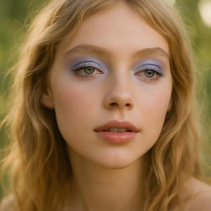 Blue Duochrome Shimmer Eyeshadow - "crystal Castle" - Vegan Mineral ...