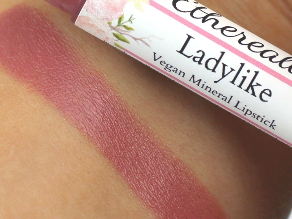 Ladylike - Pink Lipstick, Natural Vegan Lipstick - Etsy
