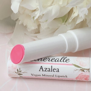 Azalea - Bright Pink Lipstick, Vegan Lipstick Made With Natural ...