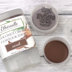 Vegan Coconut Cream Contour Stick - "carob" Light/medium With a Cool ...