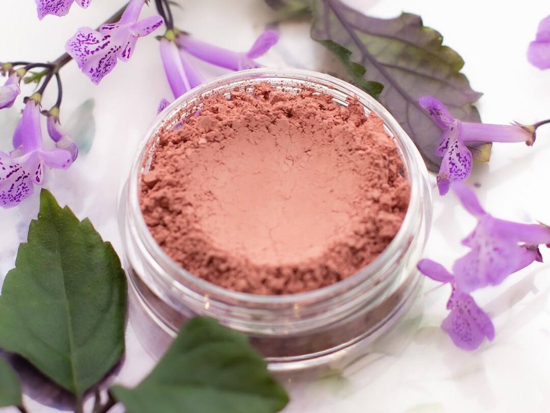 Matte Light Plum Pink Blush - "sugar Plum" - Vegan Mineral Blush Powder ...