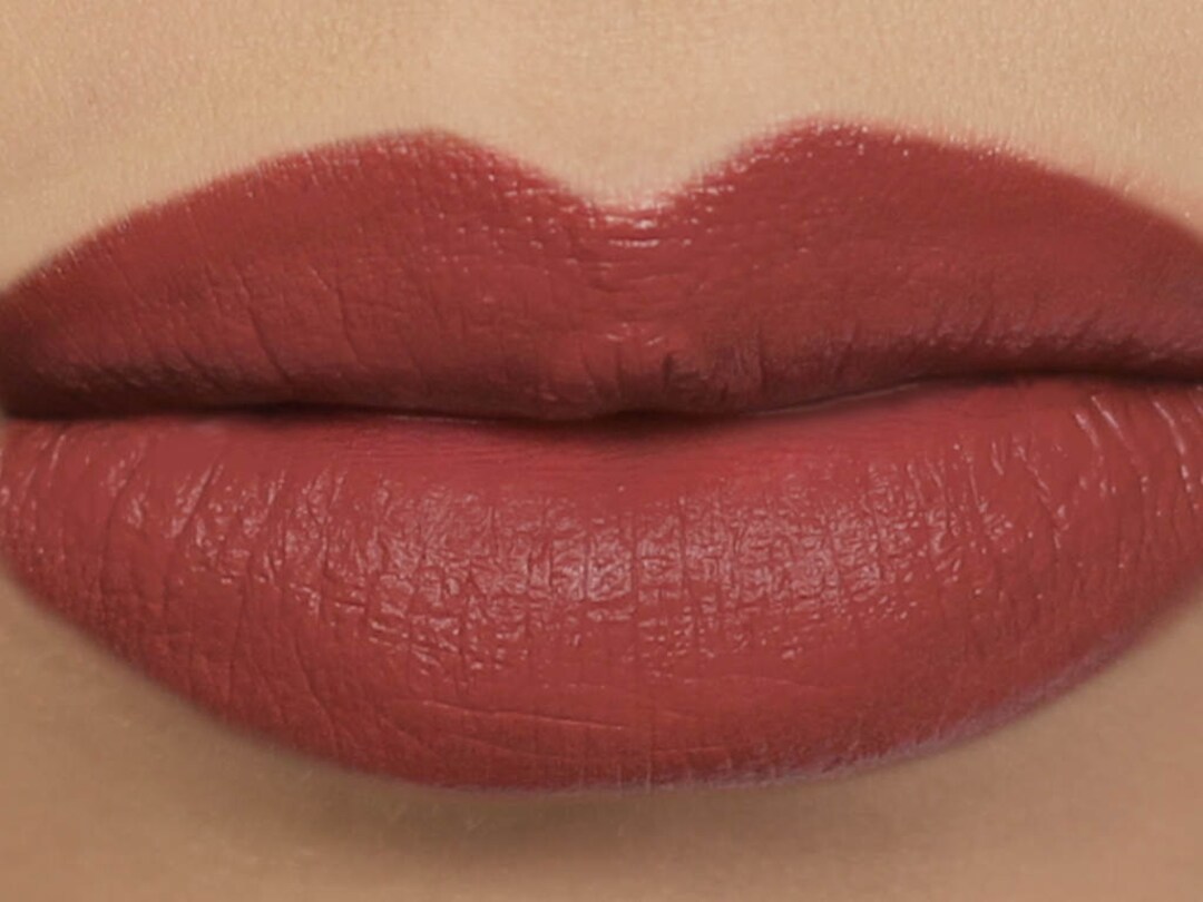 Matte Lipstick - "sonnet" (warm Red Vegan Lipstick With Organic ...