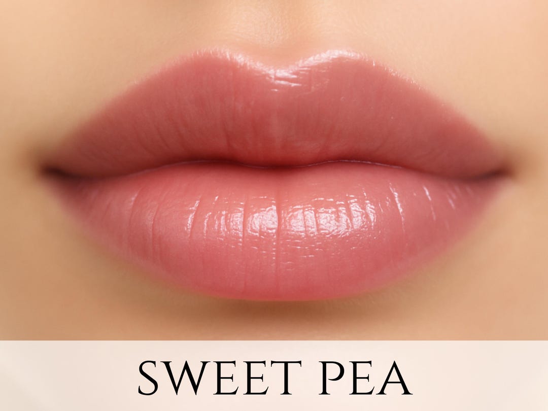 Vegan Lipstick Sample - "sweet Pea" Sheer Natural Pink Mineral Lip Tint ...