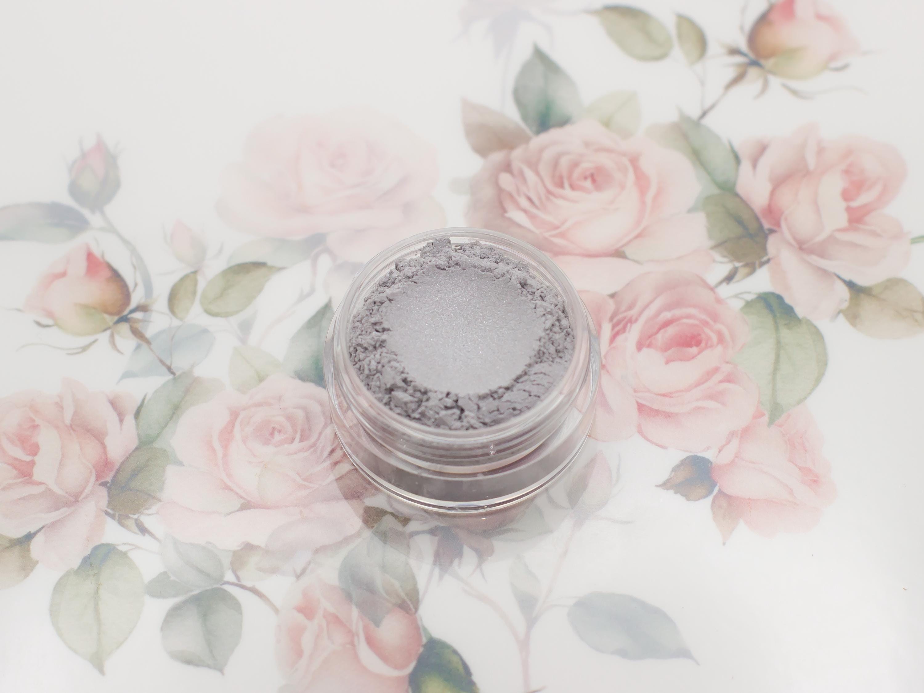 Light Silver Eyeshadow Sample Quartz Duochrome Natural Mineral Makeup ...
