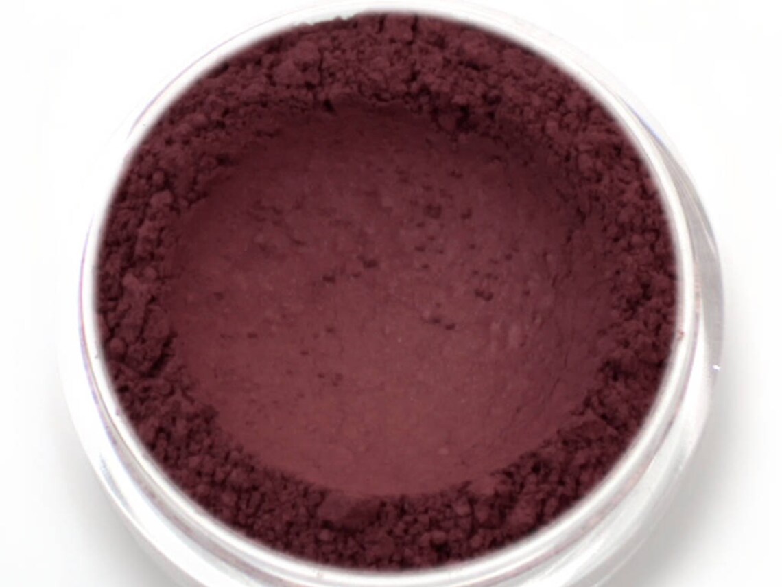Matte Dark Burgundy Red Eyeshadow Sample - Etsy