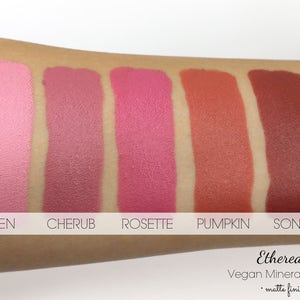 Matte Lipstick - "rosette" Bright Rose Pink Vegan Lipstick With Organic ...