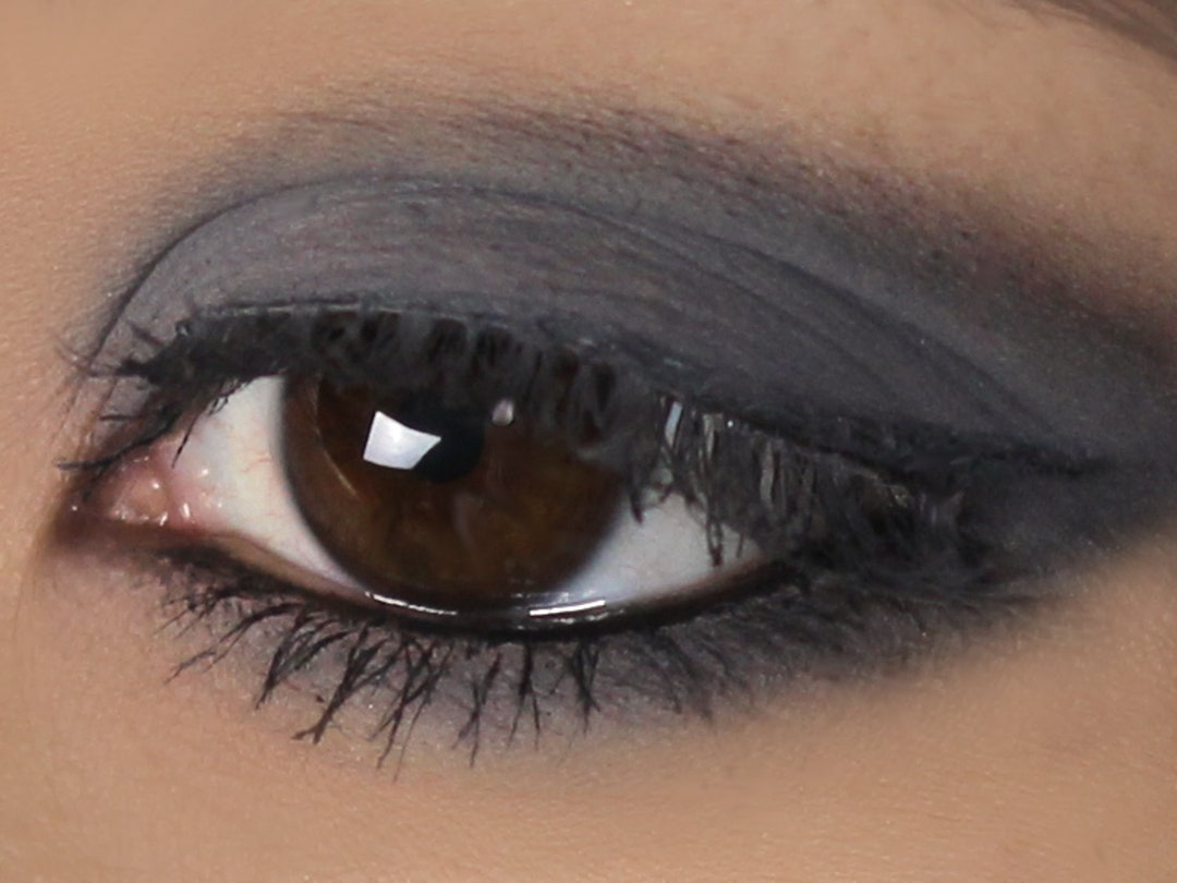 Matte Dark Gray Eyeshadow - "stone" - Vegan Mineral Makeup - Etsy