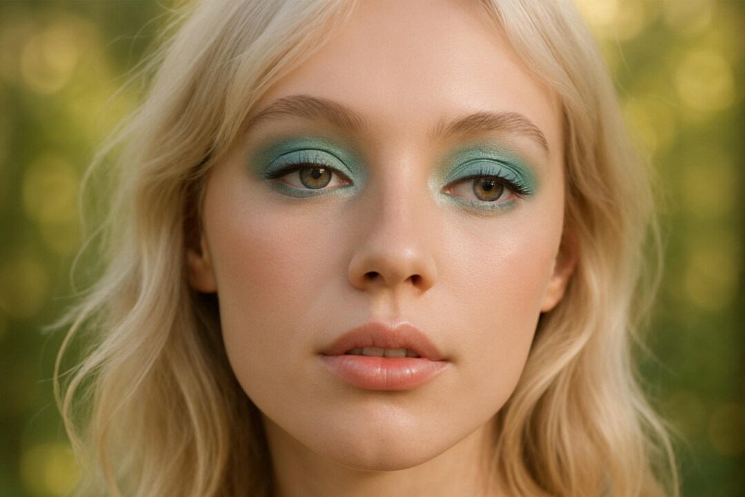 Shimmer Eyeshadow: Vegan Aqua Blue Mineral Makeup - "atlantis" - Etsy