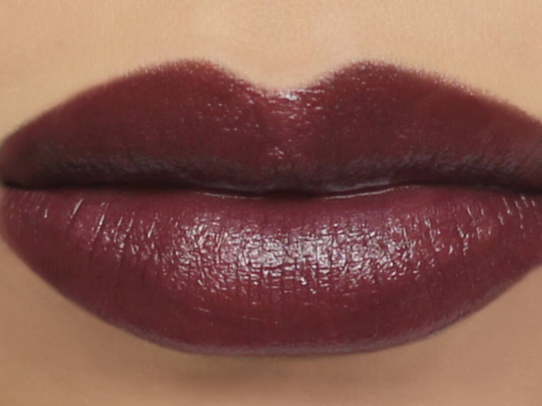 Vegan Mineral Lipstick - "empress" Dark Red Burgundy Lipstick - Etsy