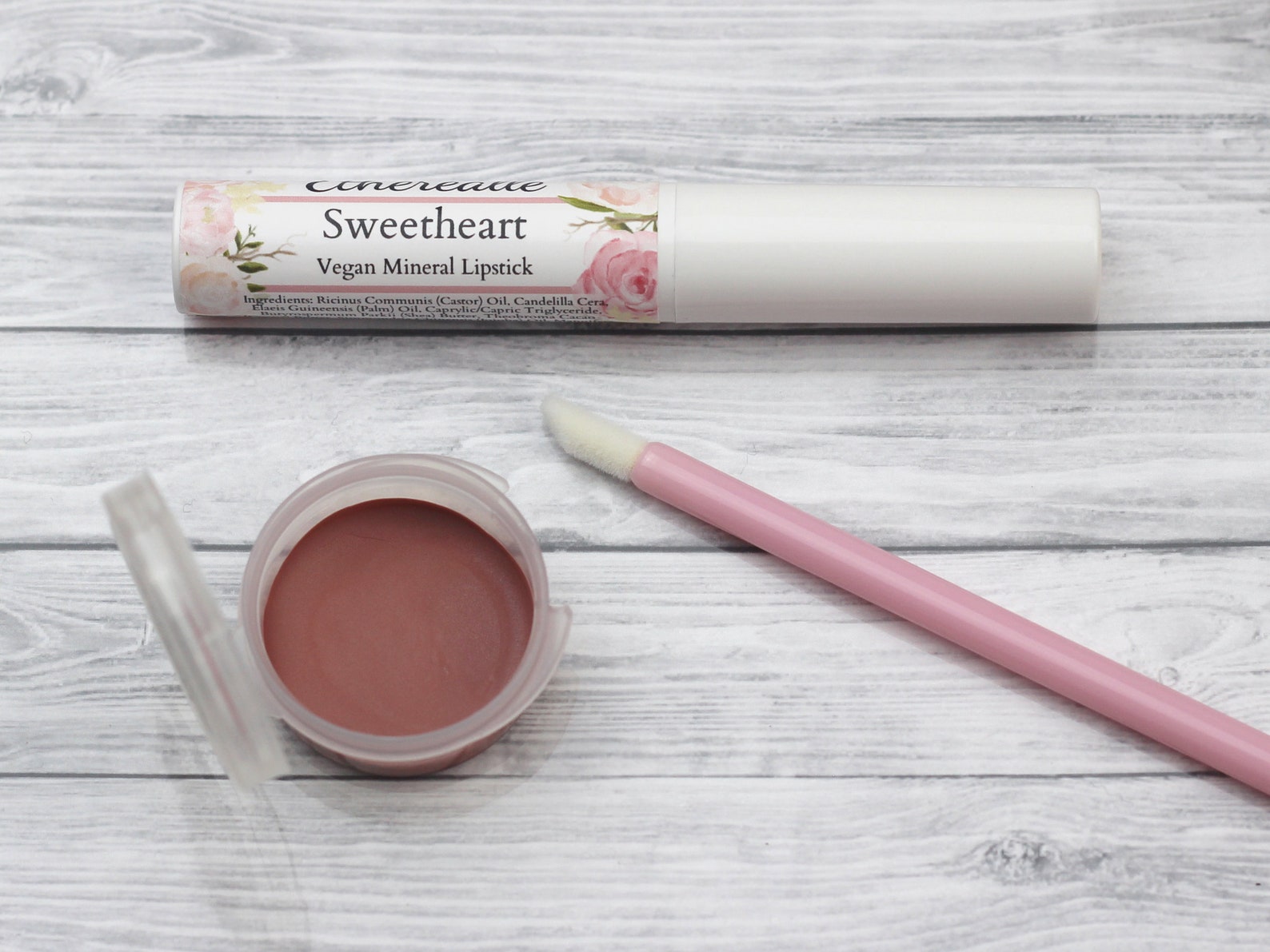 Lipstick Sample - "sweetheart" Light Pink - Natural Vegan Lip Color - Etsy