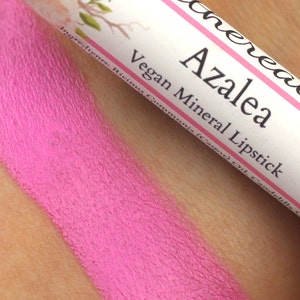 Azalea - Bright Pink Lipstick, Vegan Lipstick Made With Natural ...