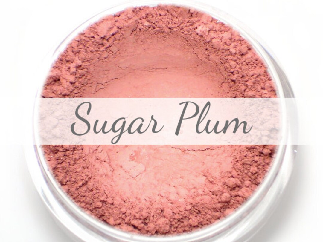 Mineral Blush Sample - "sugar Plum" (natural Light Plum Pink) - Vegan ...