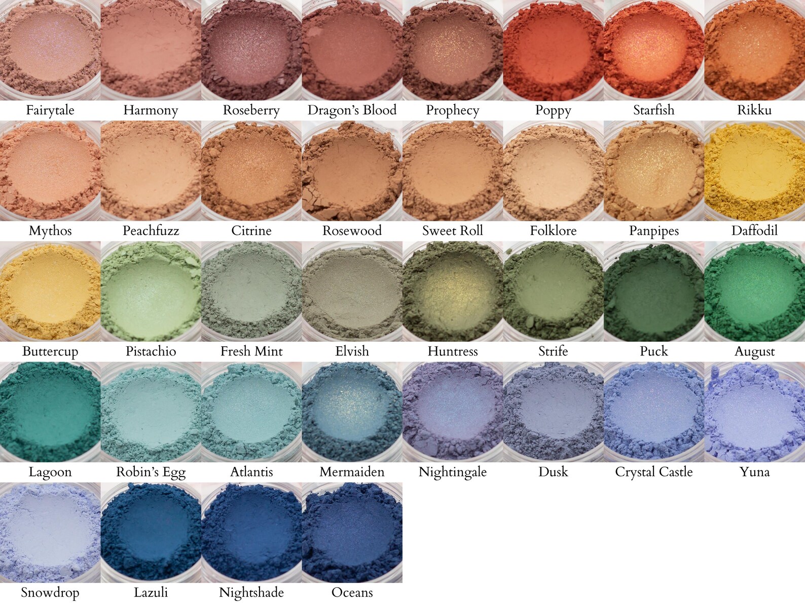 Matte Blue Grey Eyeshadow - "dusk" - Medium Gray Blue Vegan Mineral ...
