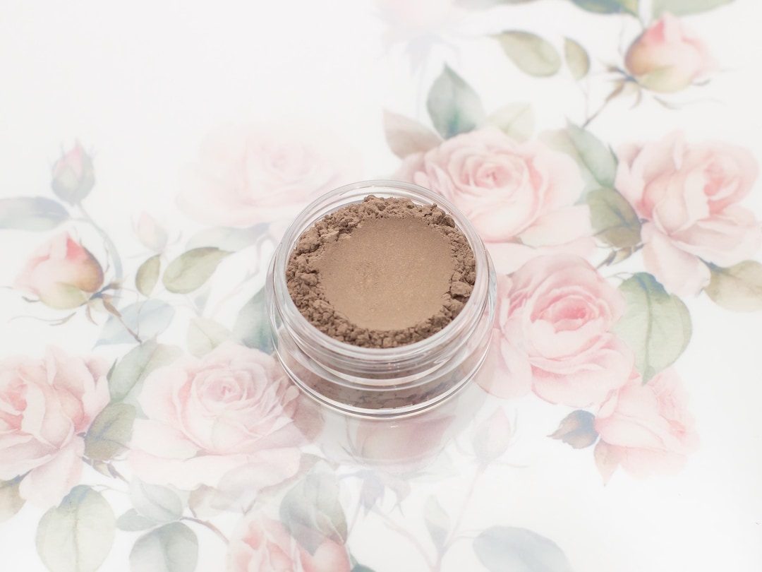 Taupe Eyeshadow With Gold Shimmer - "tiferet" - Vegan Mineral Makeup - Etsy
