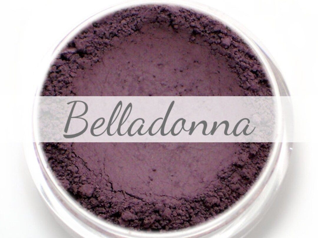 Eyeshadow Sample belladonna Matte Dark Purple Mineral Makeup - Etsy