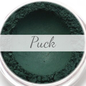 Eyeshadow Sample puck Satin Hunter Green Natural Vegan Mineral Makeup ...