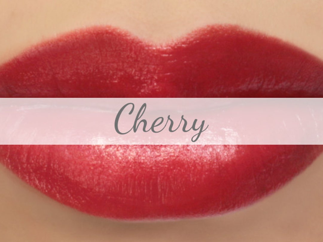 Lipstick Sample - "cherry" (bright Red Lipstick - Vegan) Natural Lip ...