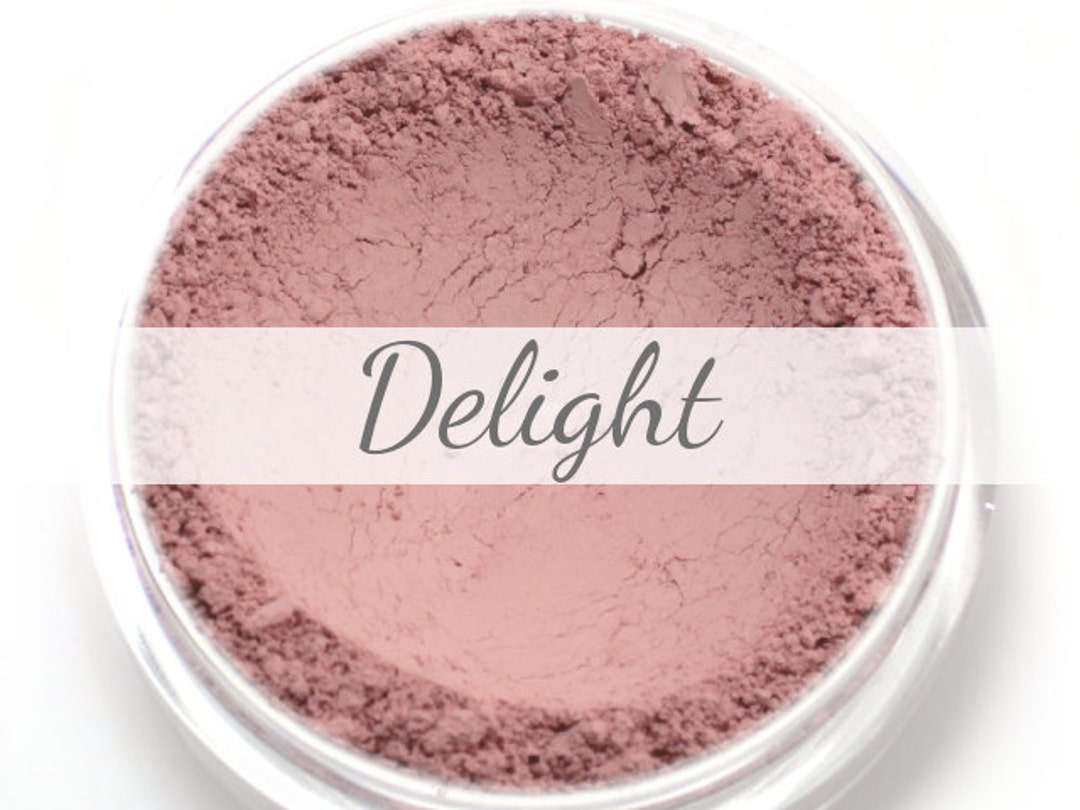 Pink Blush Sample - "delight" (.75g Net Wt) - Vegan Matte Blush - Etsy