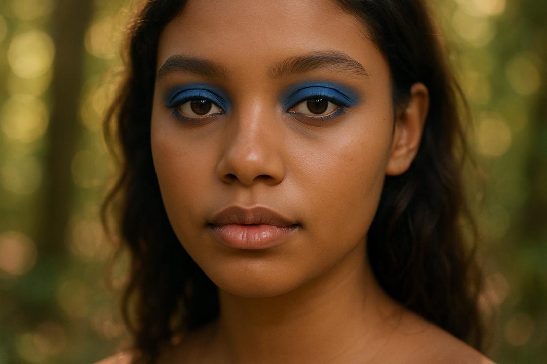 Matte Blue Eyeshadow - "nightshade" - Navy Natural Mineral Makeup - Etsy