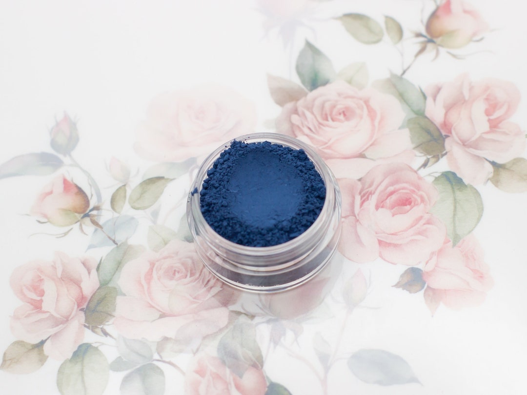Matte Dark Blue Eyeshadow - "nightshade" - Deep Navy Vegan Mineral ...