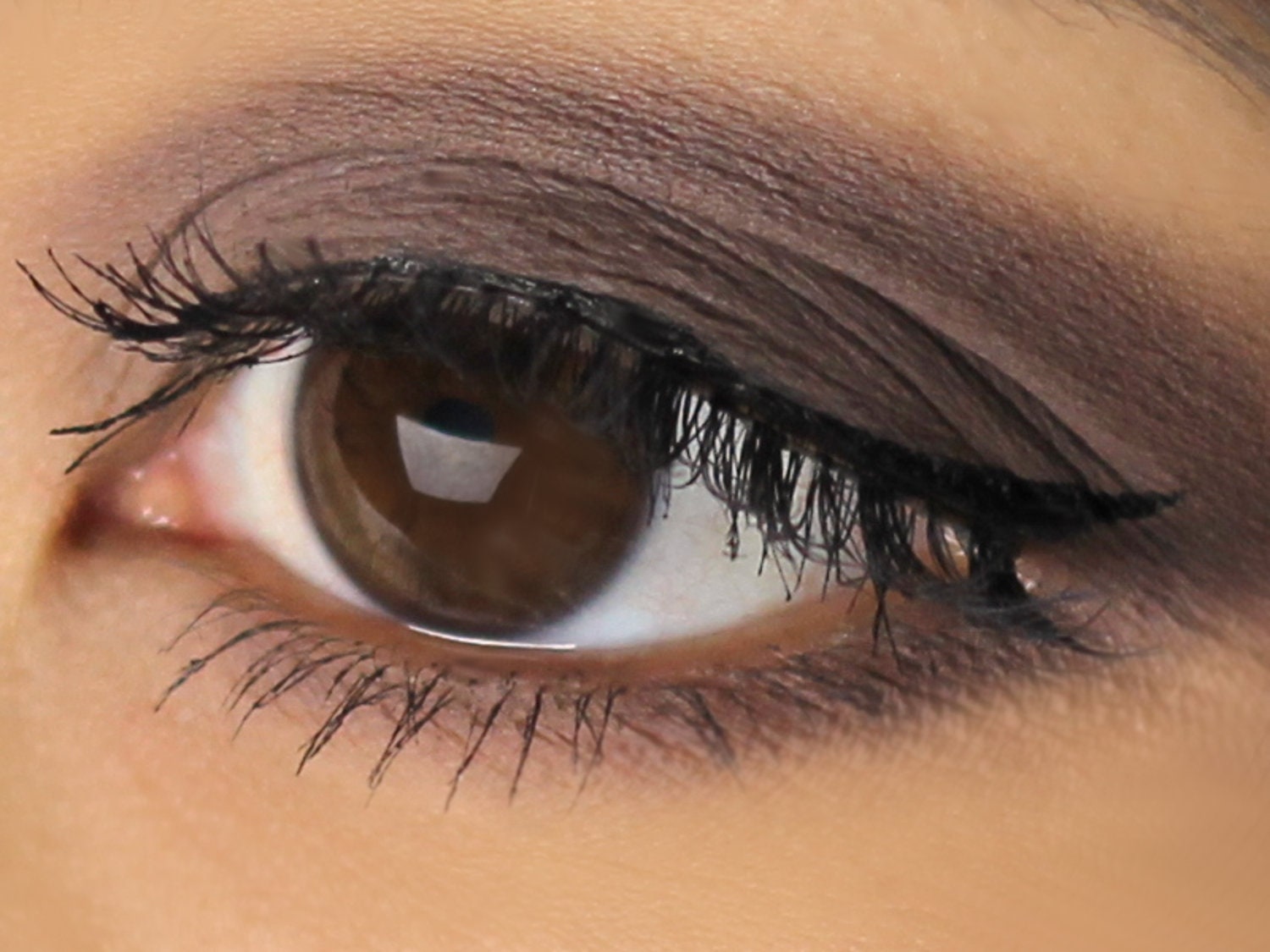 Matte Taupe Brown Eyeshadow Mink Vegan Mineral | Etsy