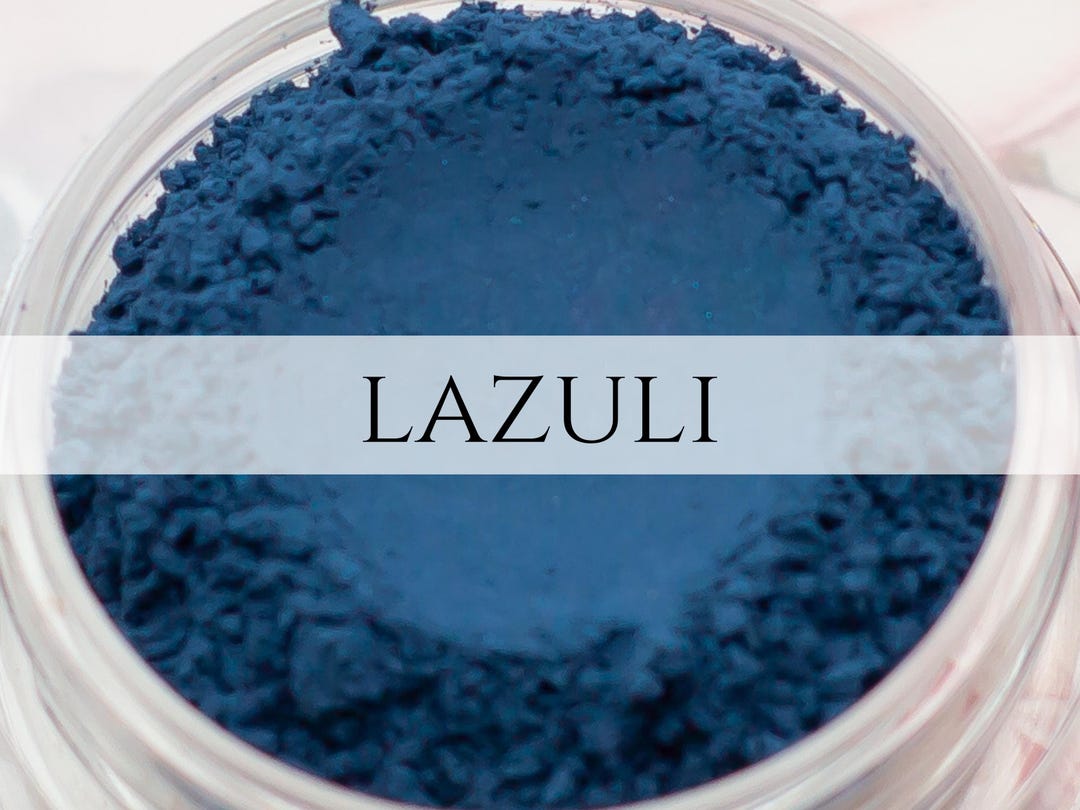 Eyeshadow Sample Lazuli Matte Blue Vegan Mineral Makeup - Etsy