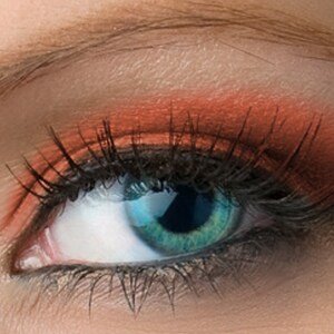 Matte Red Eyeshadow - "poppy" - Warm Tomato Red Vegan Mineral Makeup - Etsy