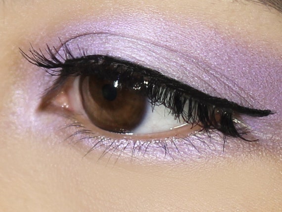 Light Smokey Purple Eye Makeup
