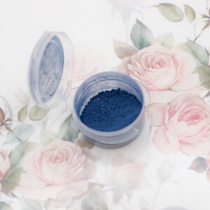 Matte Dark Blue Eyeshadow - "nightshade" - Deep Navy Vegan Mineral ...