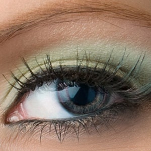 Eyeshadow Sample Fresh Mint Matte Light Mint Green Color Vegan Mineral ...