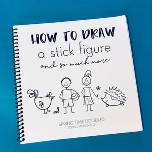 how to draw a stick figure elephant