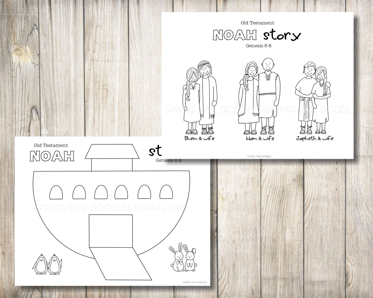 Noah Coloring Pages, Paper Puppets, Felt Stories, Come Follow Me ...