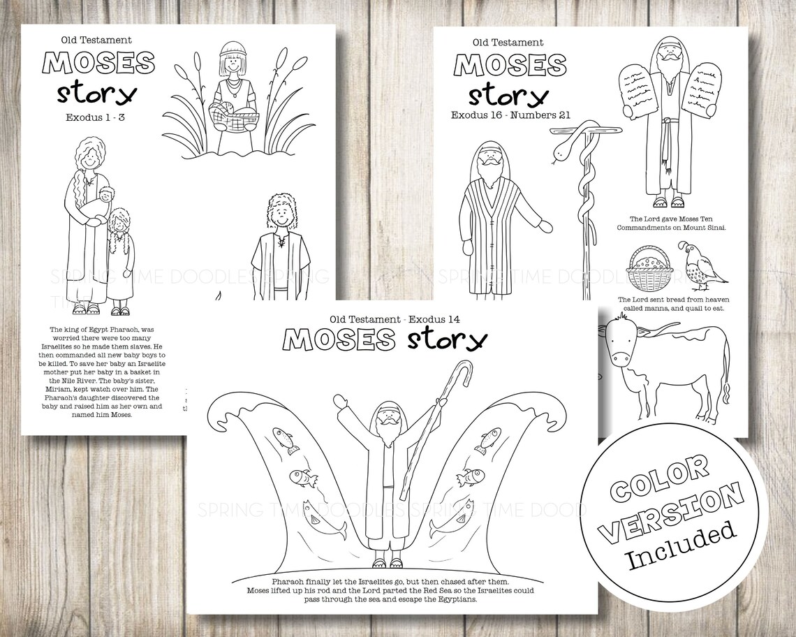 Moses Old Testament, Coloring Pages, Paper Puppets, Felt Stories, Come ...