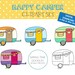 Vintage Camper Clip Art, Retro Camper Clipart Set - Etsy