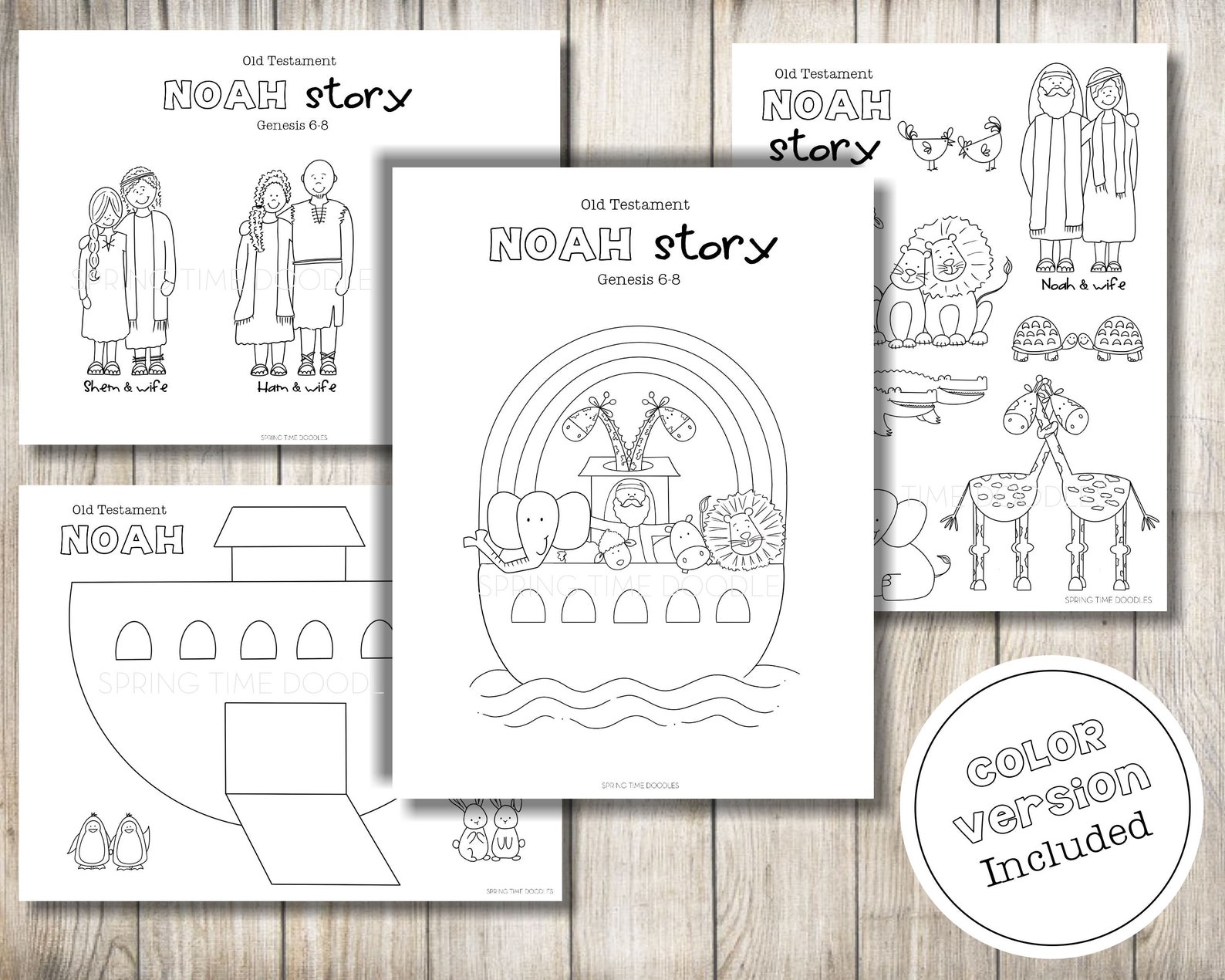 Noah Coloring Pages, Paper Puppets, Felt Stories, Come Follow Me ...
