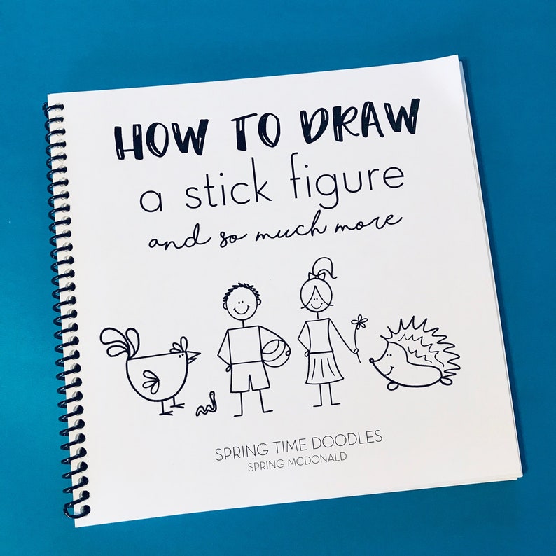 How to Draw a Stick Figure and so Much More DRAWING BOOK - Etsy