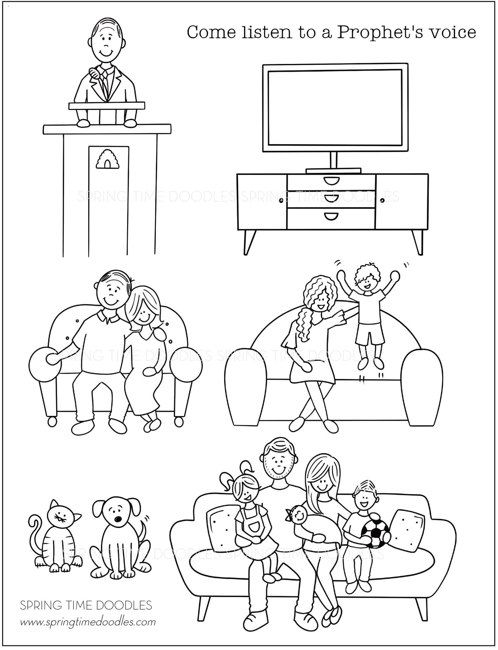 King Benjamin Coloring Pages, Paper Puppets, LDS, Come Follow Me - Etsy
