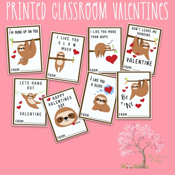 Sloth Valentine - Etsy