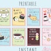 Instant Download Kids Kawaii Foodie Classroom Valentine Printable ...