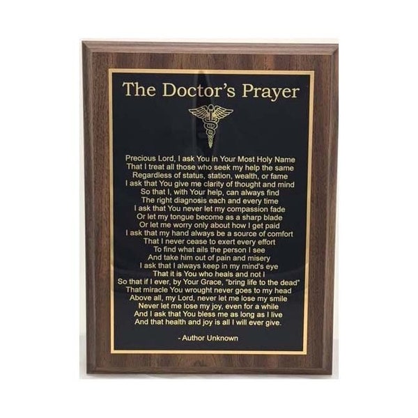 Physician Prayer - Etsy