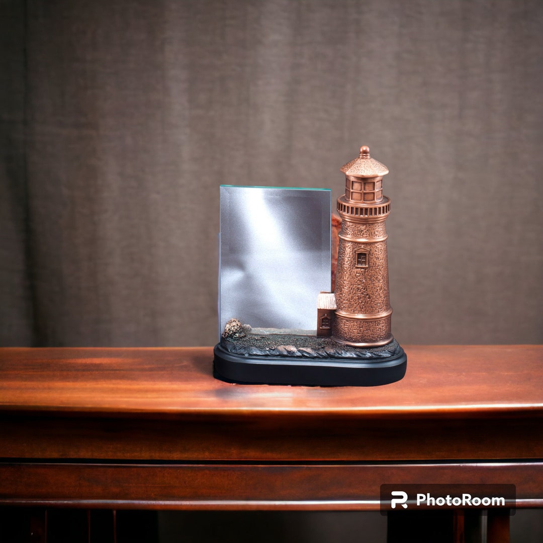 Engraved Lighthouse Resin Statue – Custom Nautical Memorial Gift - Etsy