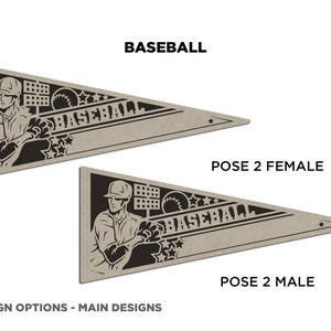 Football Wooden Pennant Sign- Sports, Football, Team, Touchdown ...