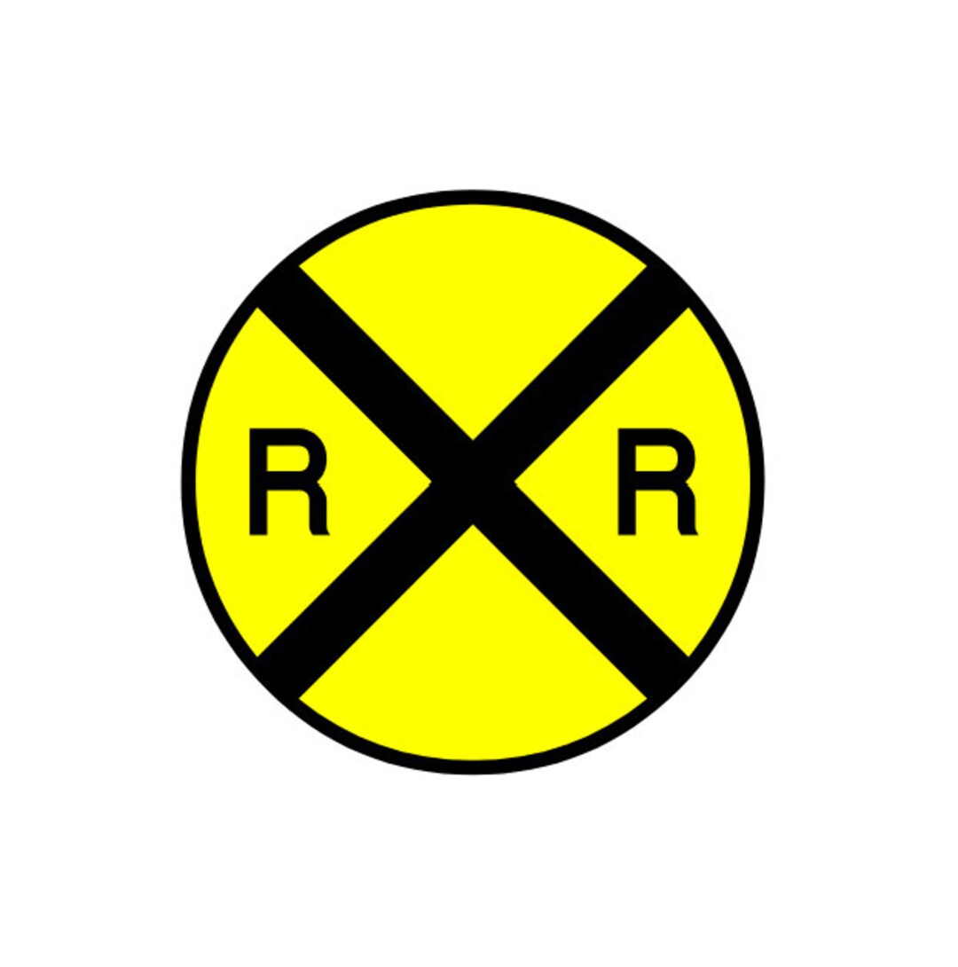 RR Crossing (railroad) Wooden Sign - Etsy