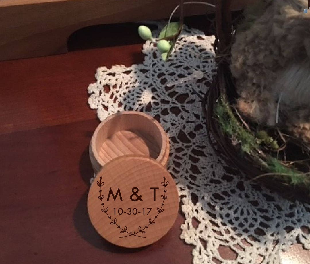Wedding Ring Box- Design 5 - Etsy